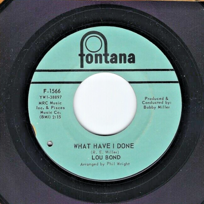 NORTHERN SOUL 45 Lou Bond Fontana 1566 | eBay