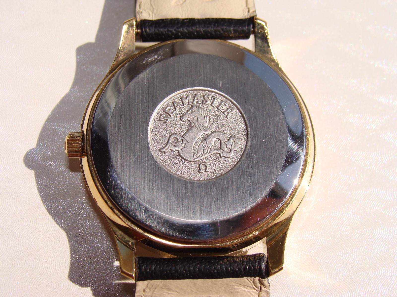 NM Vintage OMEGA SEAMASTER 1345 Mens Black Dial Watch Swiss 1342 Day ...