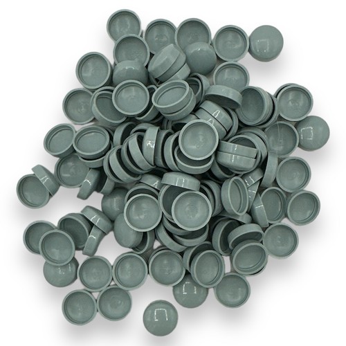 Blue Grey, Two Piece Gloss 10/12g Dome Screw Snap-Caps™ Cover Plastic ...