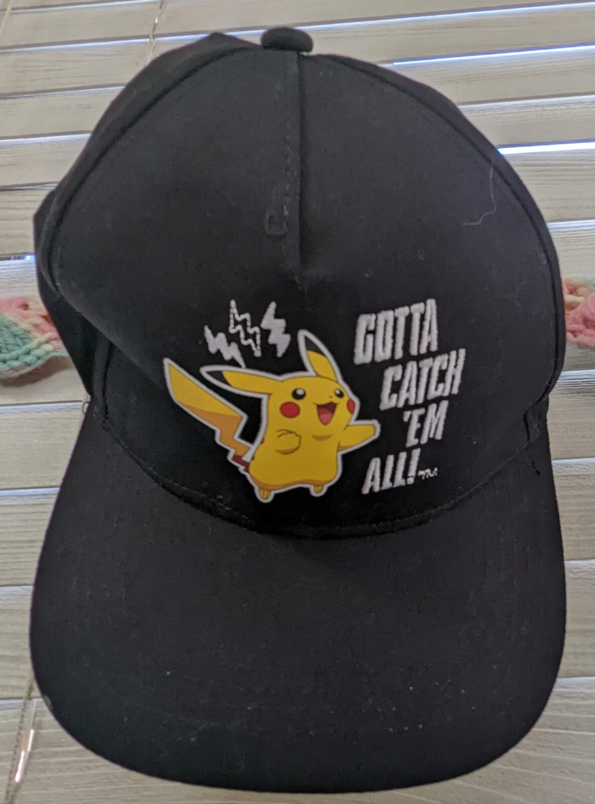 Pikachu Pokémon Cap Adjustable Gotta Catch Em All - Gem