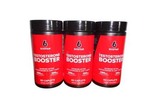 Six Star Testosterone Booster 180 Caplets 3 Month Supply 3-60 Ct ...