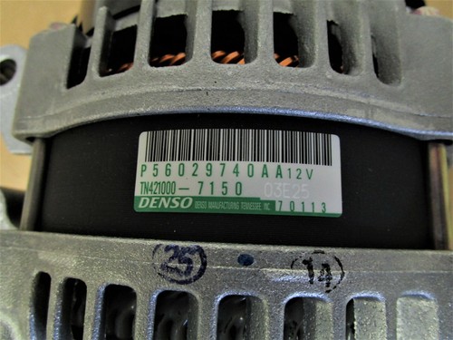 New Mopar 2015-2021 Jeep Cherokee alternator 3.2L, 180A , PN ...