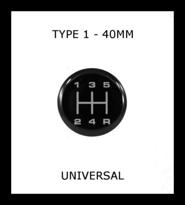 Gear Knob Shift Pattern Sticker 3D Domed emblem badge 5 Speed manual ...