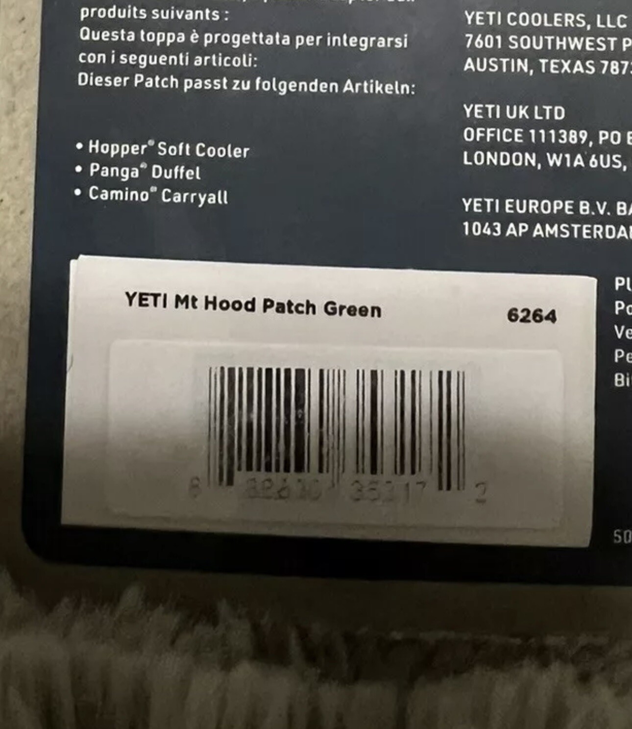 YETI Mt Hood Roarmore Green Patch 🏔️ LIMITED EDITION Collectors HTF ...