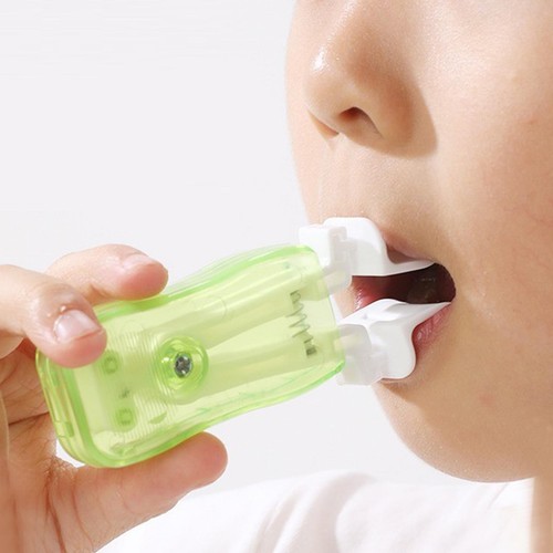 Green Lip Muscle Trainer Reduce Mouth Breathing Easy to Use Facial ...