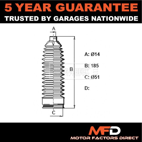 Fits Audi A4 A6 Q5 A5 A7 Allroad A8 MFD Front Steering Rack Boot Set ...