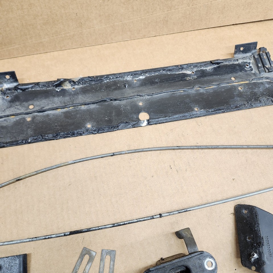 1982 C3 Corvette Rear Hatch Handle Cable Glass Hinge Mount Brackets ...