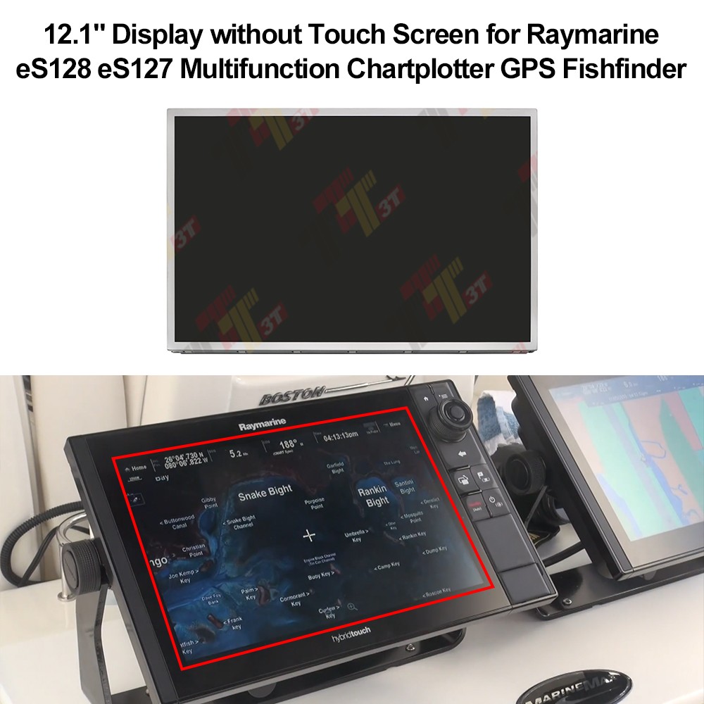 12.1" Display W/O Touch for Raymarine eS127 eS128 Multifunction ...