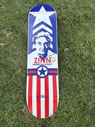 Pearl Jam | Howard Zinn Signed Skateboard Deck American Patriot | Tum ...