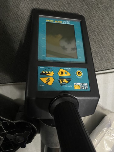 Fishin Buddy 2250 W/manual Bottom Line Side Finder Portable Fish Finder ...