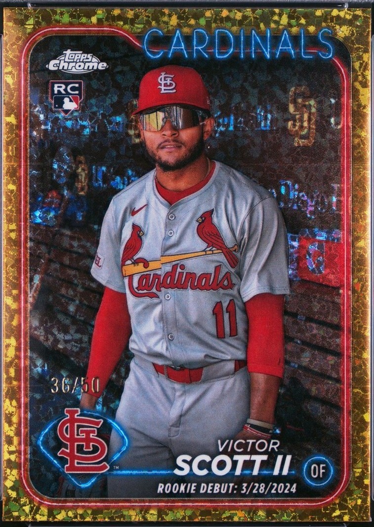 2024 Topps Chrome Update Series - Rookie Debut Victor Scott II #USC55 ...