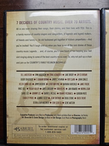 COUNTRY'S FAMILY REUNION NASHVILLE DVD: Day 1-3 Volumes 1-9 + Tribute ...