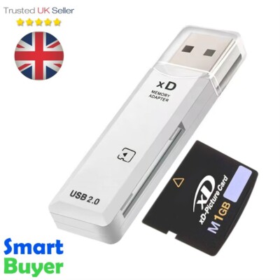 XD Picture Card Reader USB 2.0 Memory Adapter for Olympus Fuji Cameras ...
