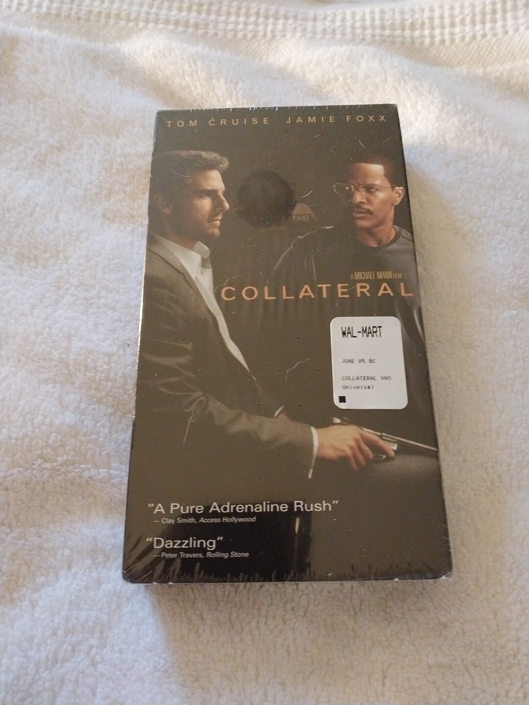 Collateral (VHS, 2004, Widescreen) Tom Cruise. Jamie Foxx. Water Sealed ...