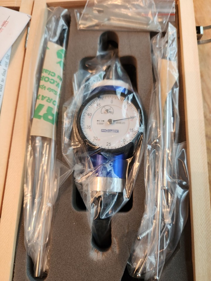 PROCHECK CO-AX COAXIAL CENTERING TEST DIAL INDICATOR COMPLETE SET | eBay