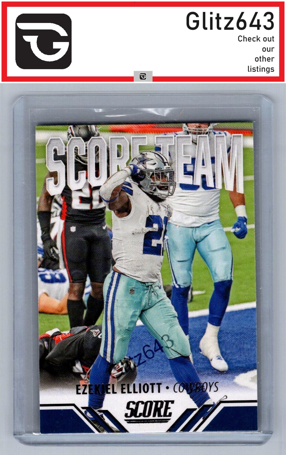 2021 Score #ST10 Ezekiel Elliott Score Team | eBay