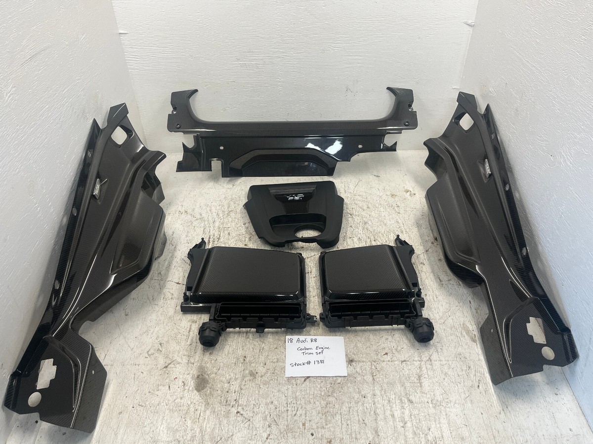 Audi R8 Engine Bay 2009 Audi R8 Daytona Grey Pearl/Black 32k Miles