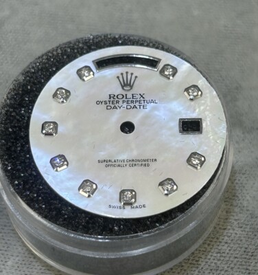 Rolex Quickset President Custom MOP Diamond Dial For Models 18039 18239 ...
