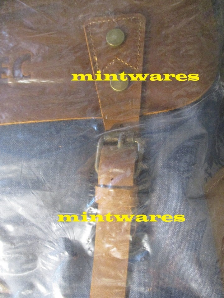 Fallout Vault Tec Overseer Messenger Bag Cowhide Leather Official | eBay