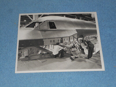 Vintage Lockheed Assembly Plant Photo Workers With C-5 Galaxy Aircraft ...