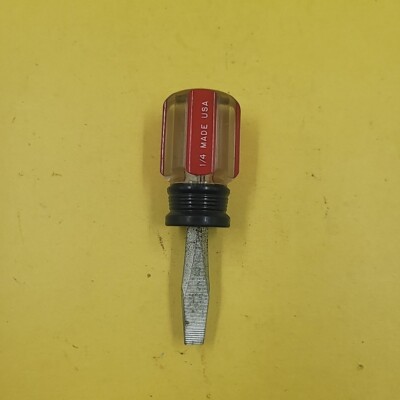 Vintage Craftsman R PR Screwdriver Stubby Flat Head Slotted 4151 USA | eBay