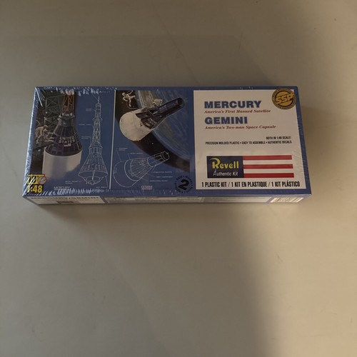 Revell Mercury Satellite & Gemini Capsule Space Model Kit 1/48 2012 ...