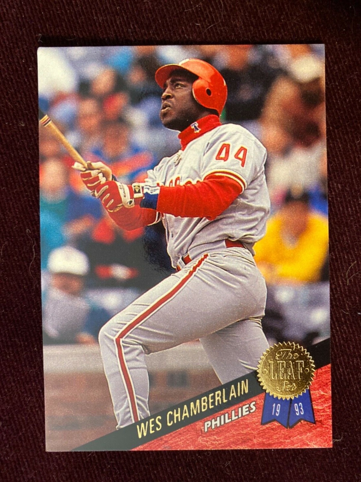 1993 Leaf - #338 Wes Chamberlain for sale online | eBay