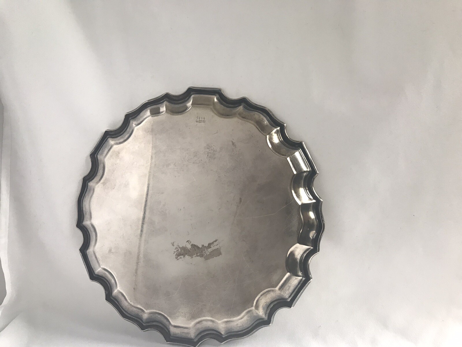 BIRKS Vintage Sterling Silver Serving Tray Plate Platter 250 Grams ...