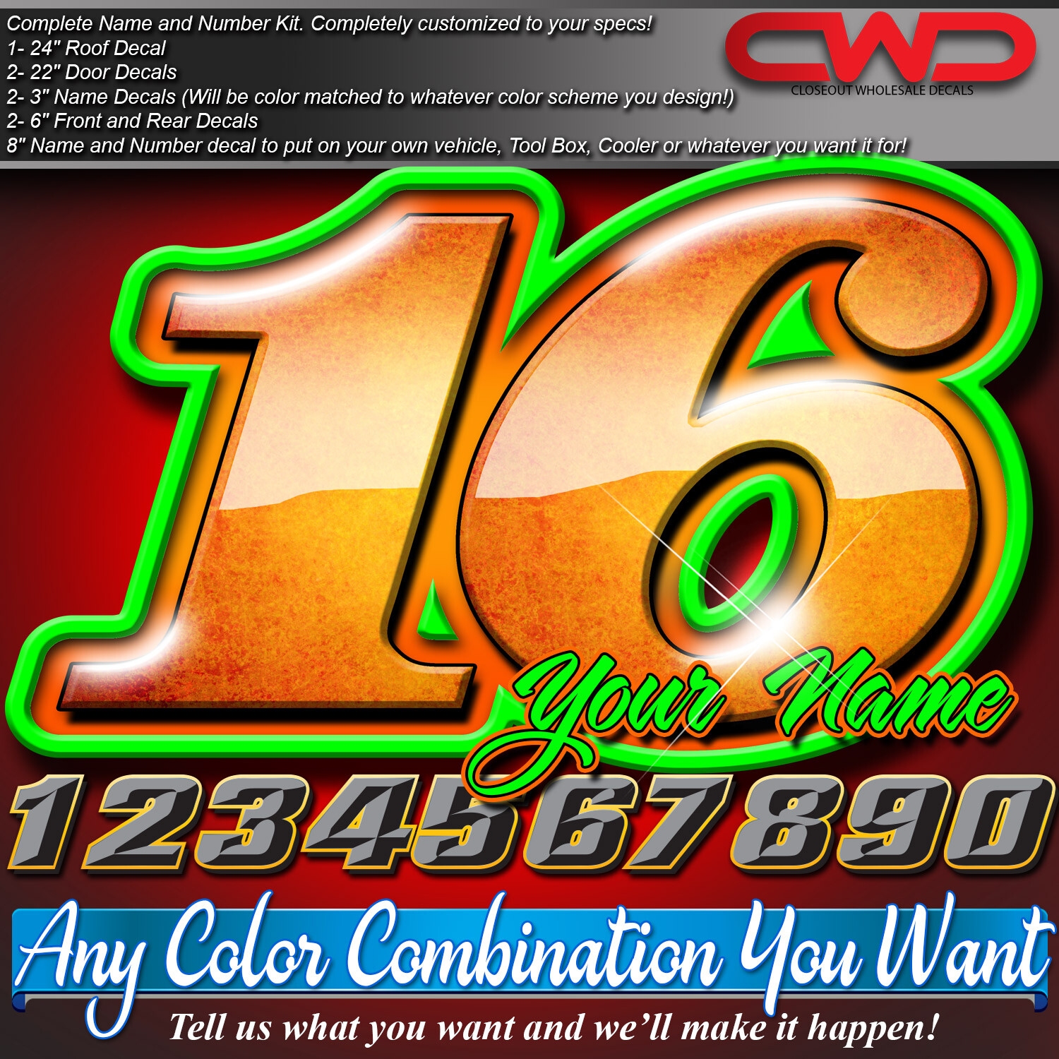 RACE CAR NUMBERS SET DIRT LATE MODEL MODIFIED STREET STOCK IMCA ...