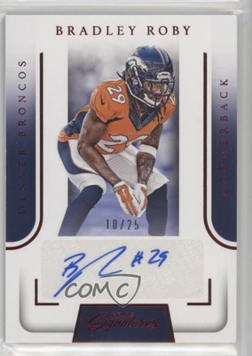 2016 Panini Prime Signatures Prime Signatures Red /25 Bradley Roby #PS ...