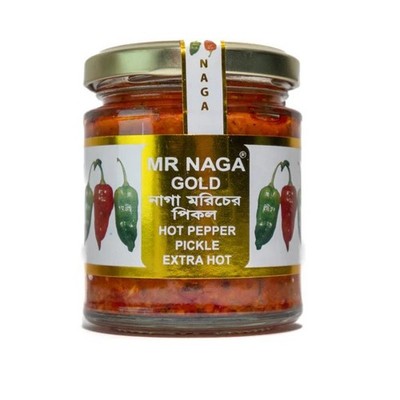 Mr Naga GOLD, Chili pickle, Chili paste, Spicy Naga pickle, Spicy Naga ...