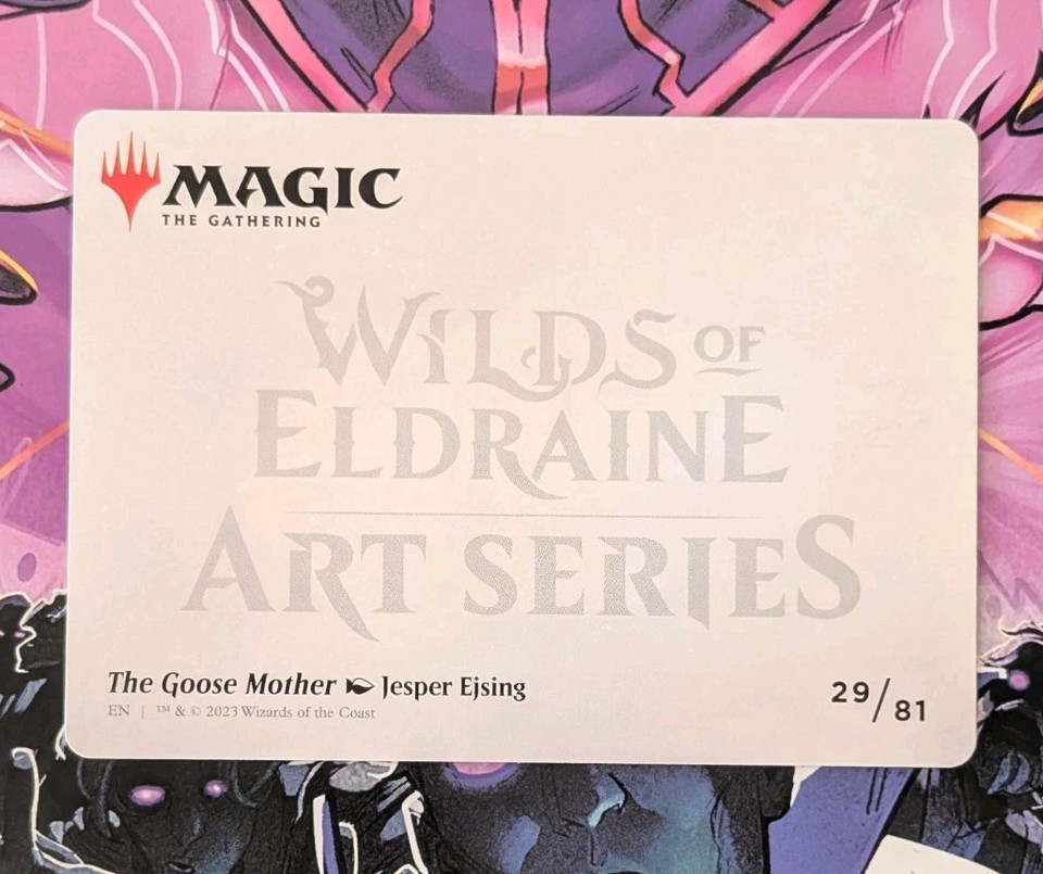 MTG *Gold Stamped* Wilds Of Eldraine THE GOOSE MOTHER Art Card #29 NM ...