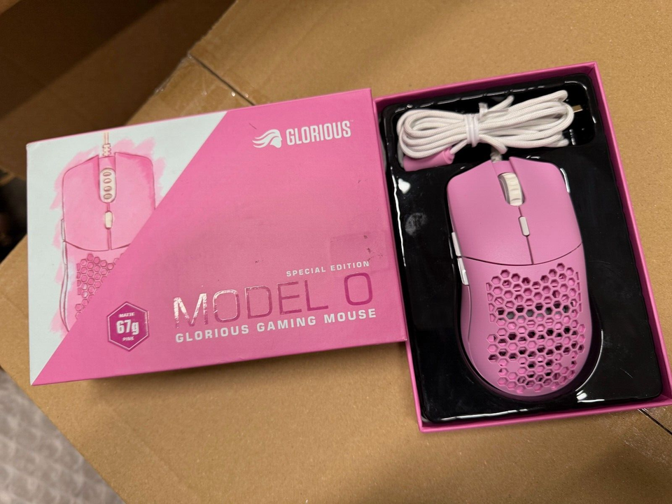 Glorious Forge Model O Gaming Mouse - Pink Edition | GLO-MS-O-P-FORGE ...