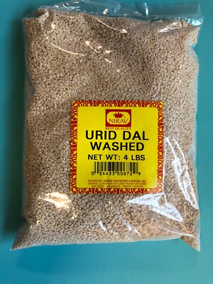 Urad Dal Washed Split 4 Lbs Pack-USA Seller | eBay