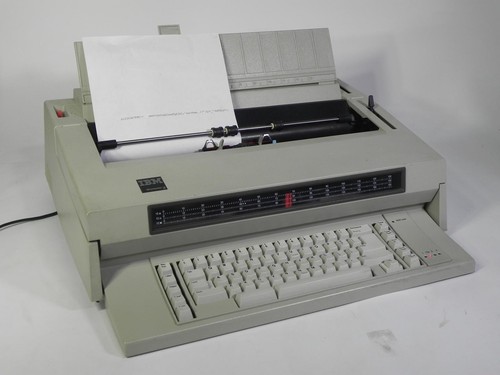 IBM LEXMARK WHEELWRITER 3 674A ELECTRONIC TYPEWRITER USED TAPE *TESTED ...