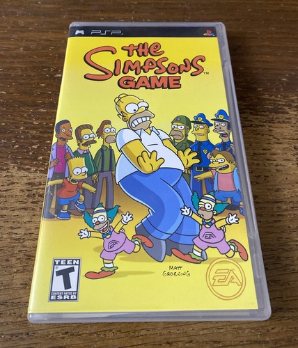 The Simpsons Game Sony PSP CIB Complete Fast Shipping Tested Working ...