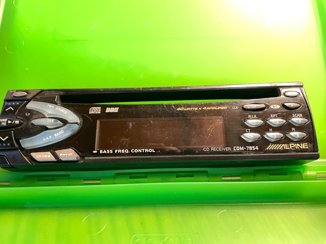 Alpine CDM 7854 CD Player Radio W Detachable Faceplate for sale online ...
