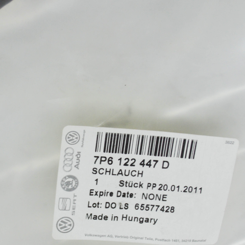 NEW VW TOUAREG 7P ENGINE COOLANT HOSE 7P6122447D ORIGINAL 7P6-122-447-D ...