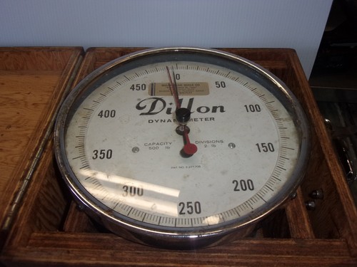 Dillon Dynamometer 500 lb 2 lb divisions vintage scale | eBay