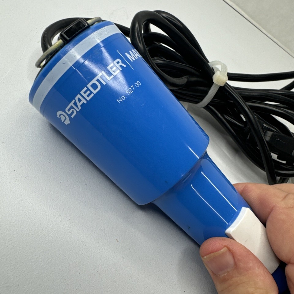 Blue Staedtler Mars 527-00 Corded Electric Erasing Machine 52700 TESTED ...