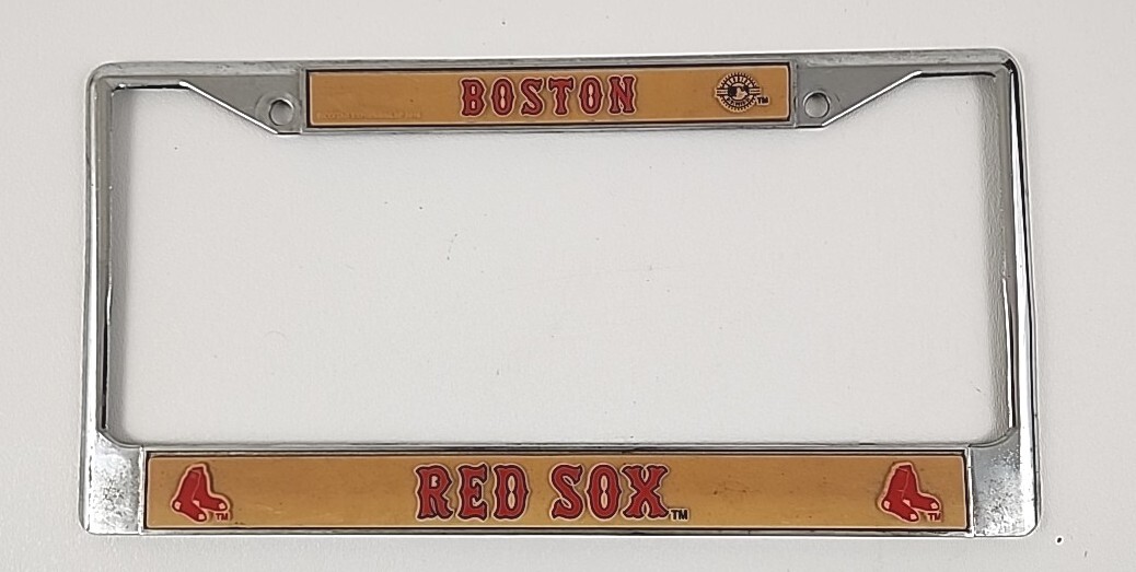 Red Sox License Plate Frame Boston Red Sox MLB Metal License Plate