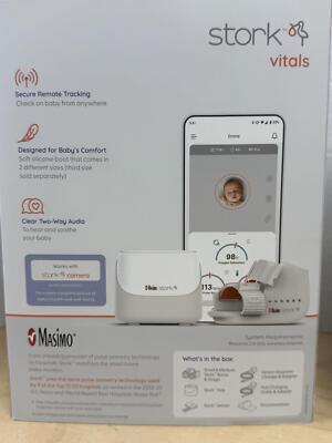 Masimo Stork Vitals Baby Monitoring System, White (STRKVTL100W) | eBay