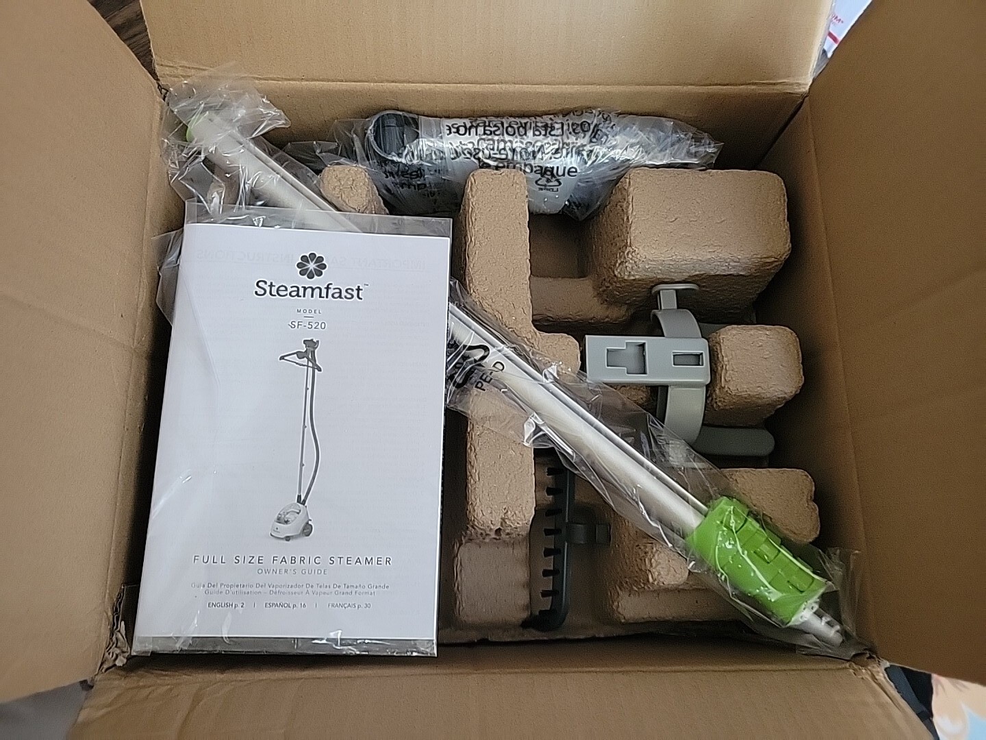 Steamfast SF-520 Full Size Garment Fabric Steamer with Telescopic Pole | eBay