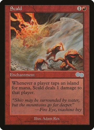 Scald [Urza's Saga] Moderately Played | eBay