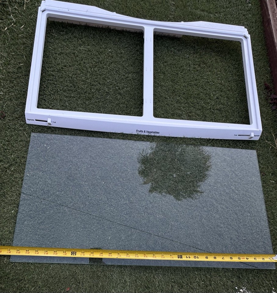 LG Ref. Crisper Cover Frame & Glass ACQ85891603 MHL62691504 From Mdl ...