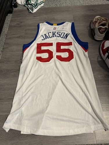 Pierre Jackson Philadelphia 76ers Game Worn Jersey - Baylor - Fanatics ...