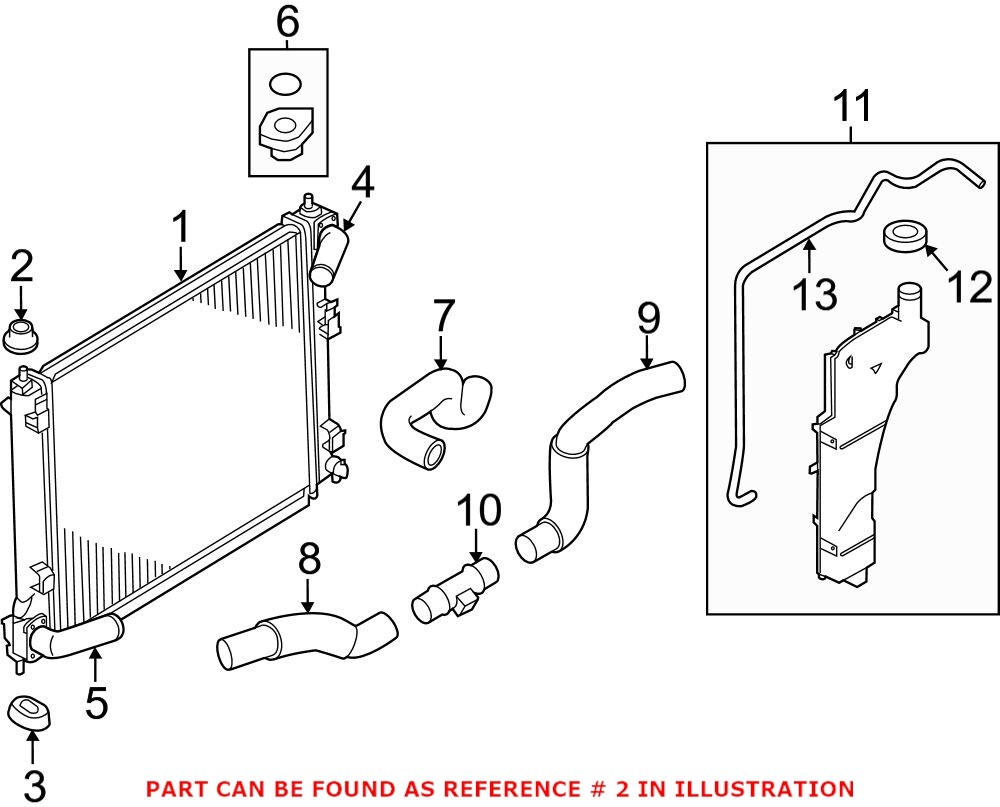 Genuine OEM Upper Radiator Insulator For Nissan 21506AX600 | eBay