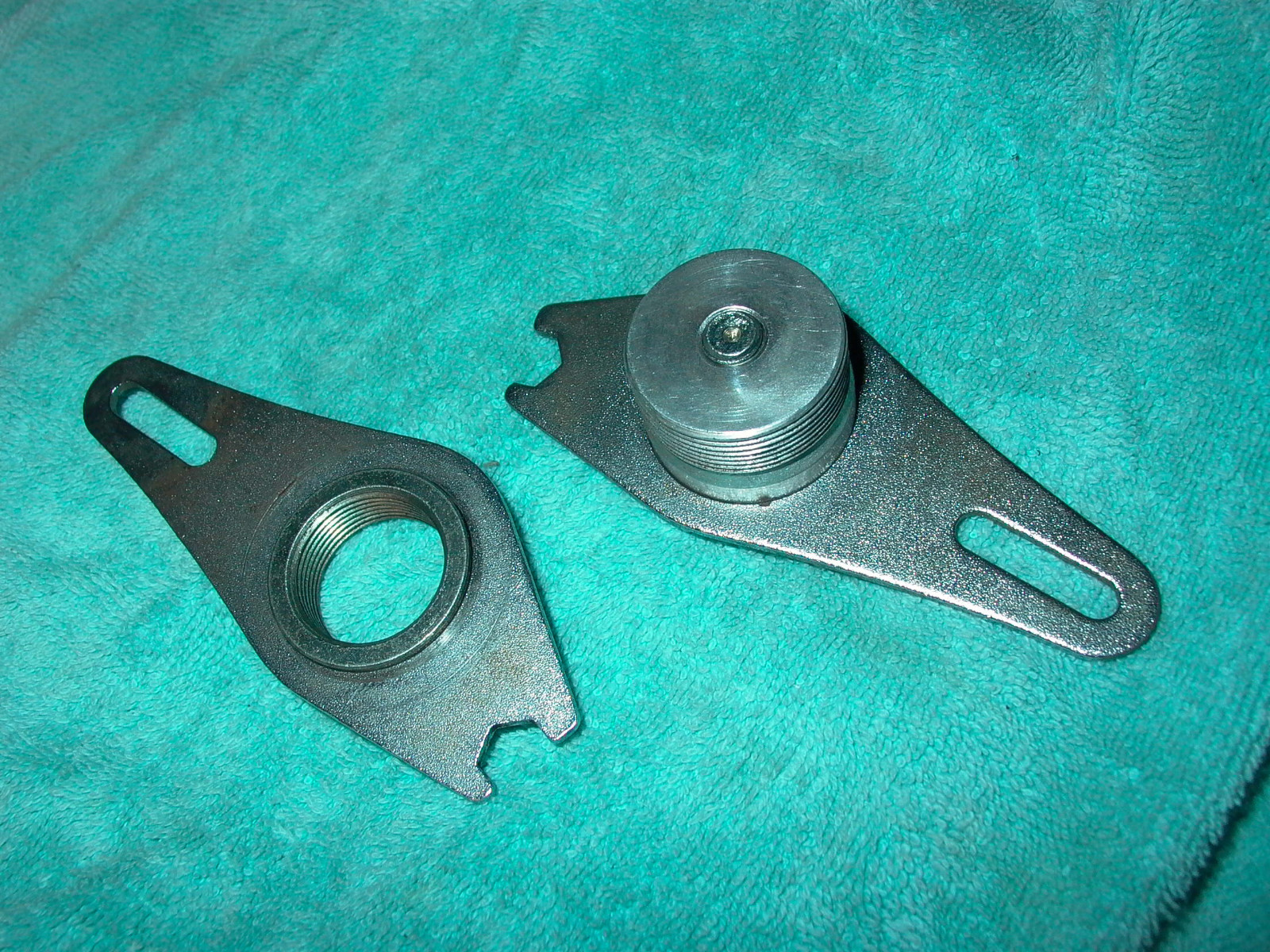 Chrome MonoShock BMW S Fairing, gauge - Mounting Shackle Bracket R65 ...