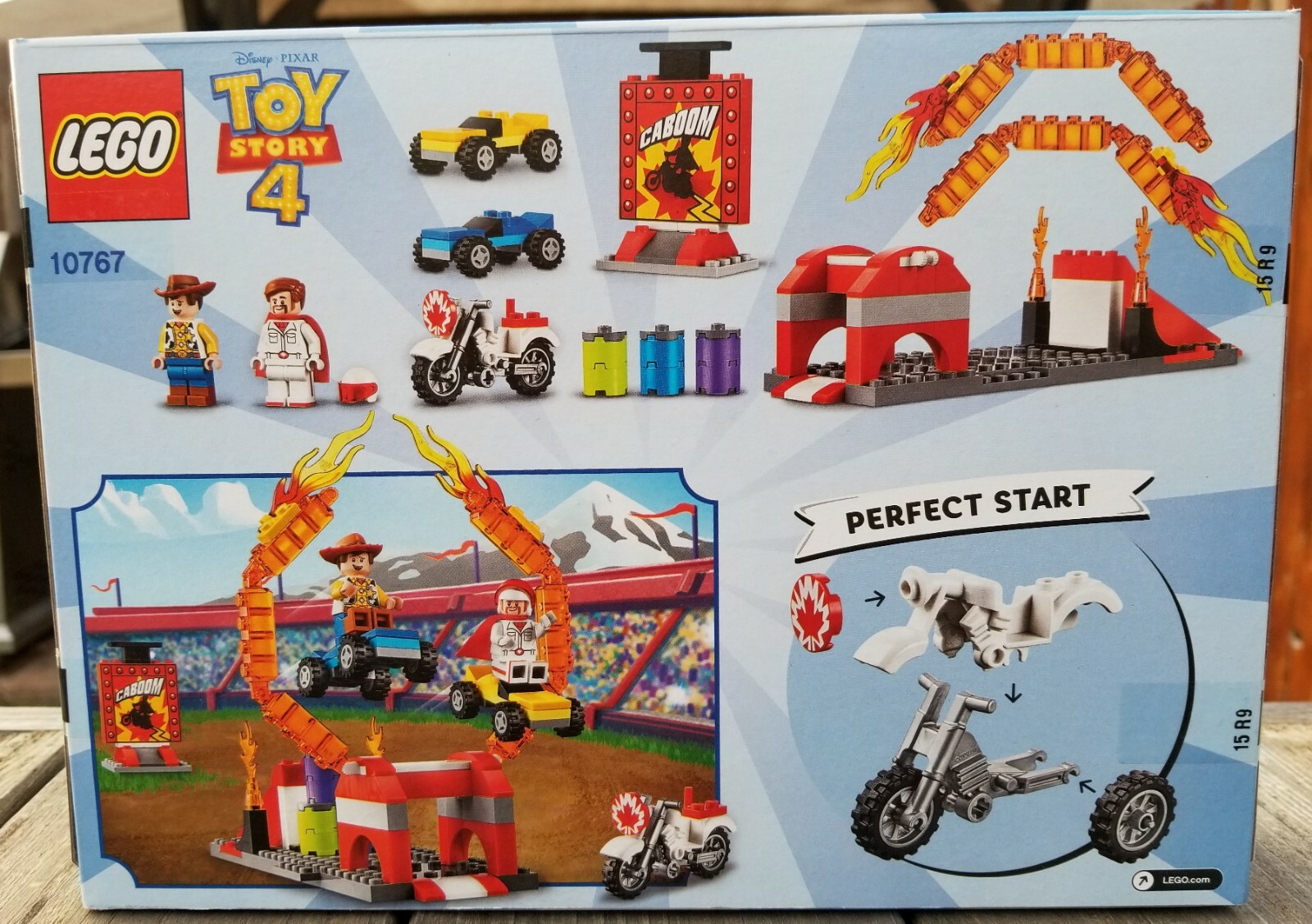 Lego Disney Toy Story 4 Duke Caboom's Stunt Show Building Set 10767 ...