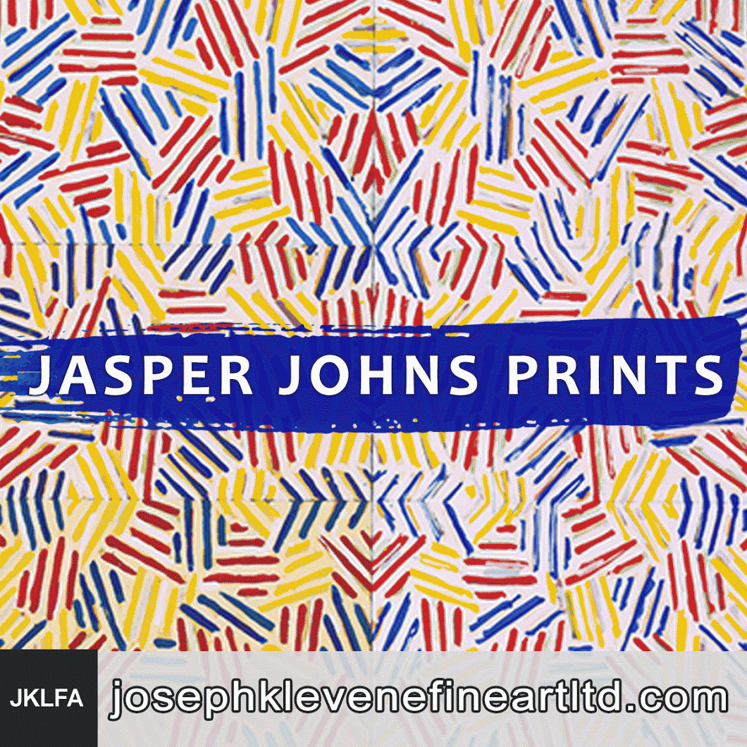 Jasper Johns 1977 ULAE 186/S13 Crosshatch Color Screenprint Limited Edition | eBay